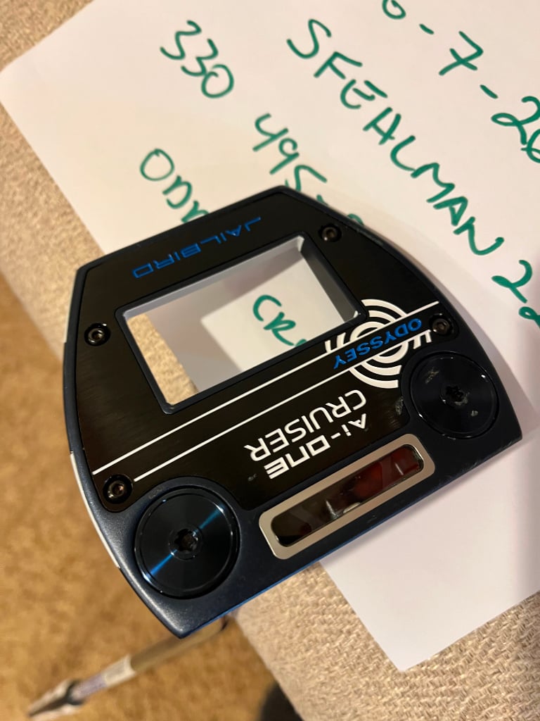 Oddy Ai-ONE Jailbird Cruiser putter with 2 grips and 2 covers. Great ...
