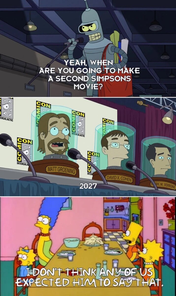 Simpsons Movie 2 announced (2027) - The Performing Arts Centre - Day ...
