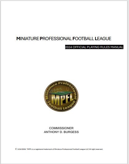 The MPFL Rule Book 3 - Strategy and Gameplay - Electric Football Nation