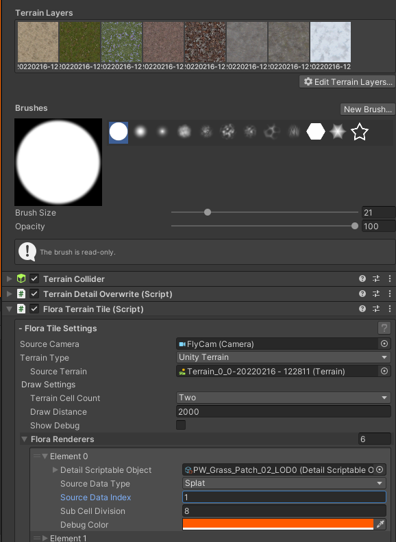 How can i paint a new terrain texture and have the spawner calculate ...