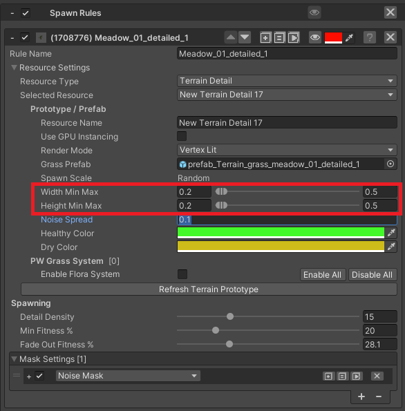Terrain details spawn - Spawn Scale is ignored - Gaia & Gaia Pro (All ...