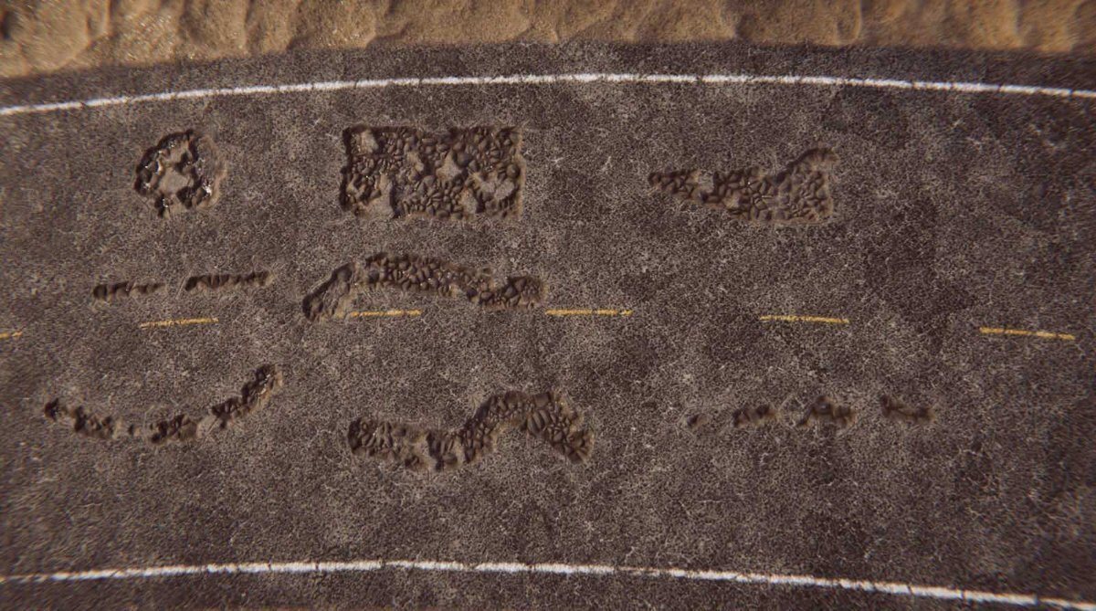 Road Decals Vol 1 - Texture Packs - Canopy - Procedural Worlds
