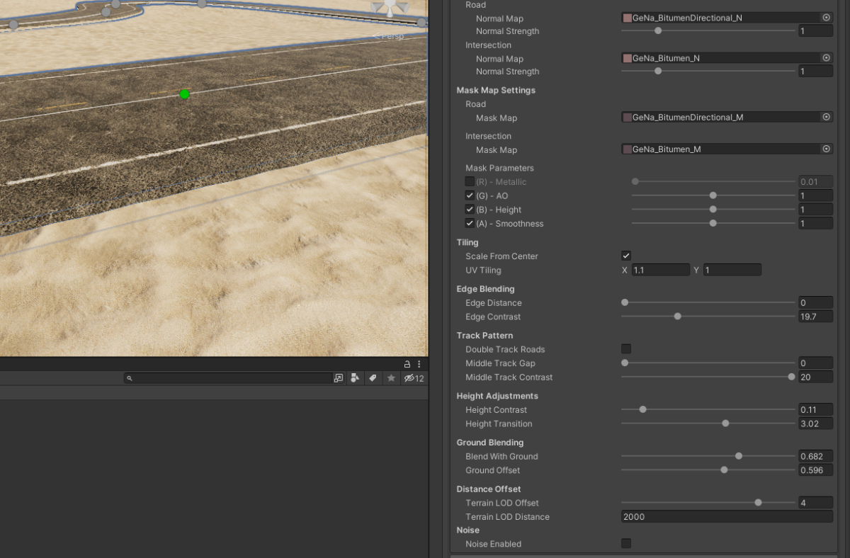 Edge of road mesh curved to the ground - GeNa Pro - Canopy - Procedural ...