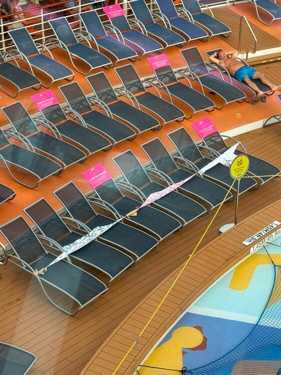 This Takes Chair Hogging to a New Level - Royal Caribbean International ...