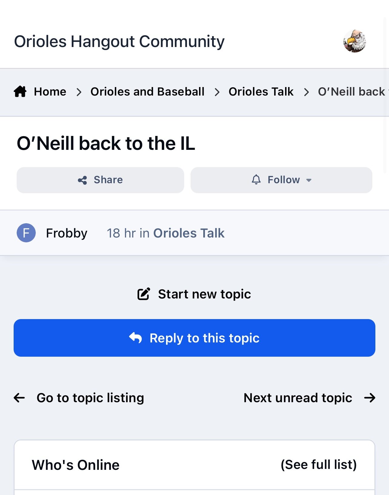 Major site upgrade coming today or tomorrow - Page 6 - Orioles Talk ...