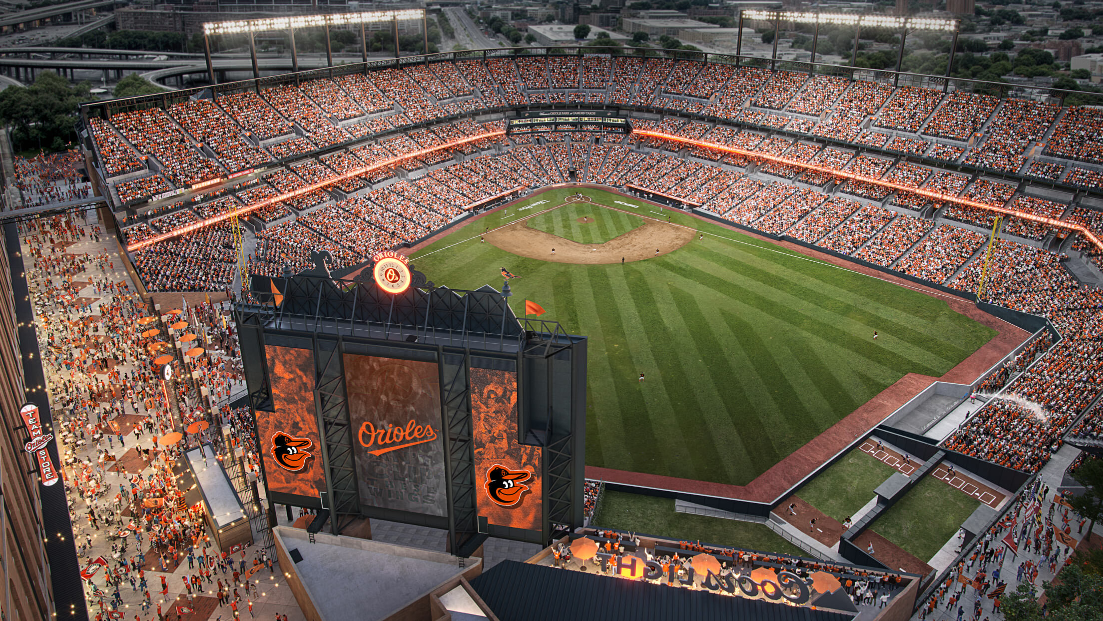 Stadium Improvements (New Video & Audio Renovation Upgrades) - Orioles ...