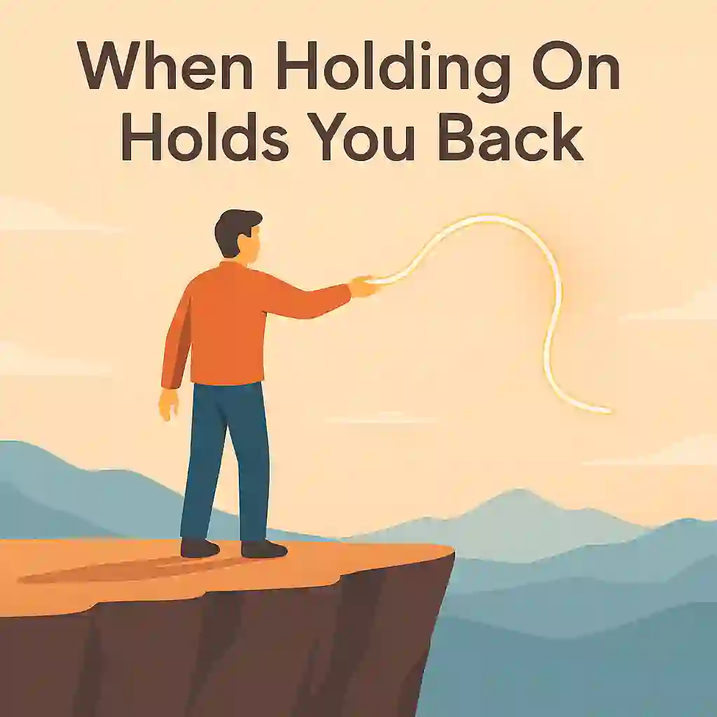 When Holding On Holds You Back - Personal Growth - eNotAlone