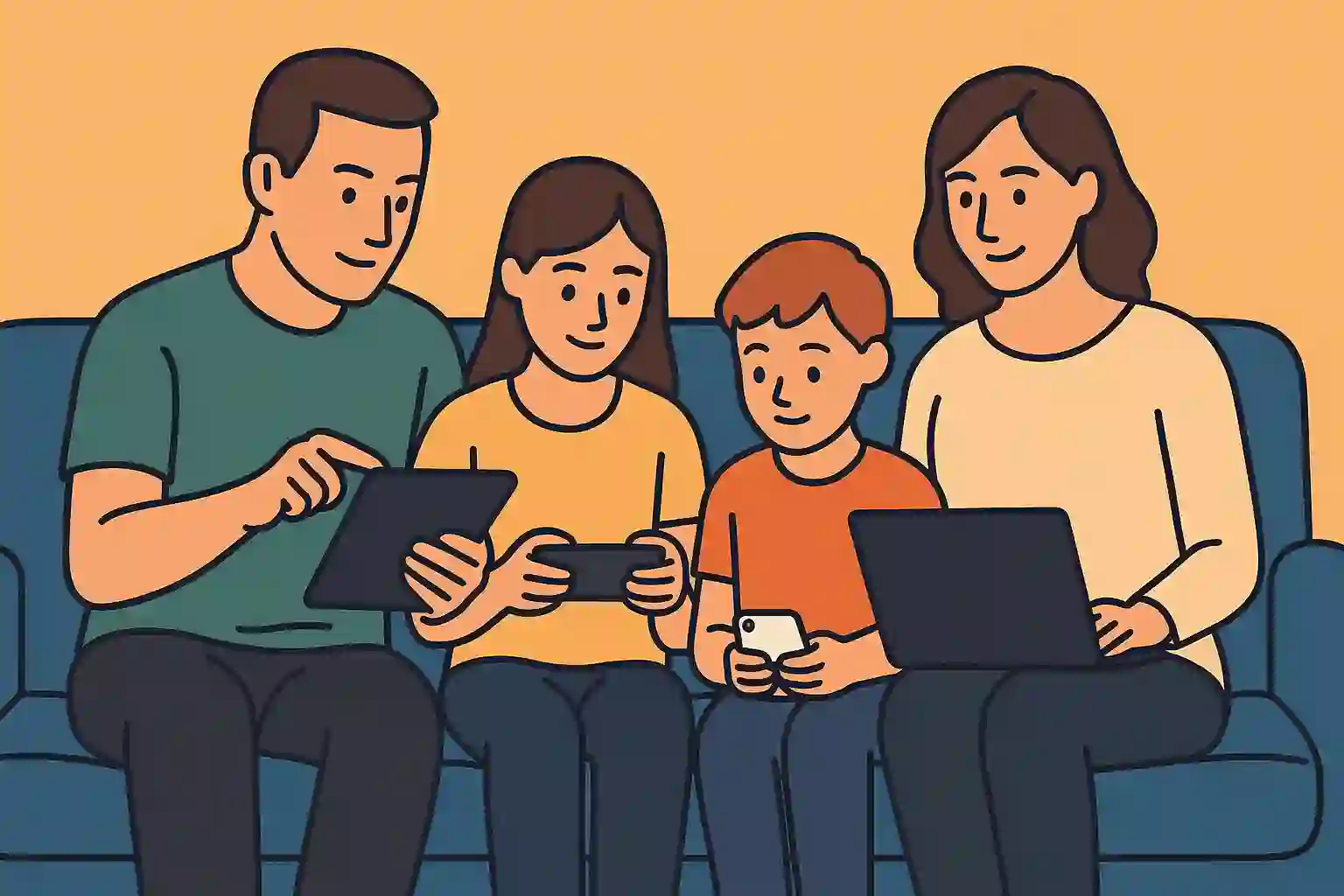 7 Ways to Balance Tech and Family Life - Parenting & Family - eNotAlone