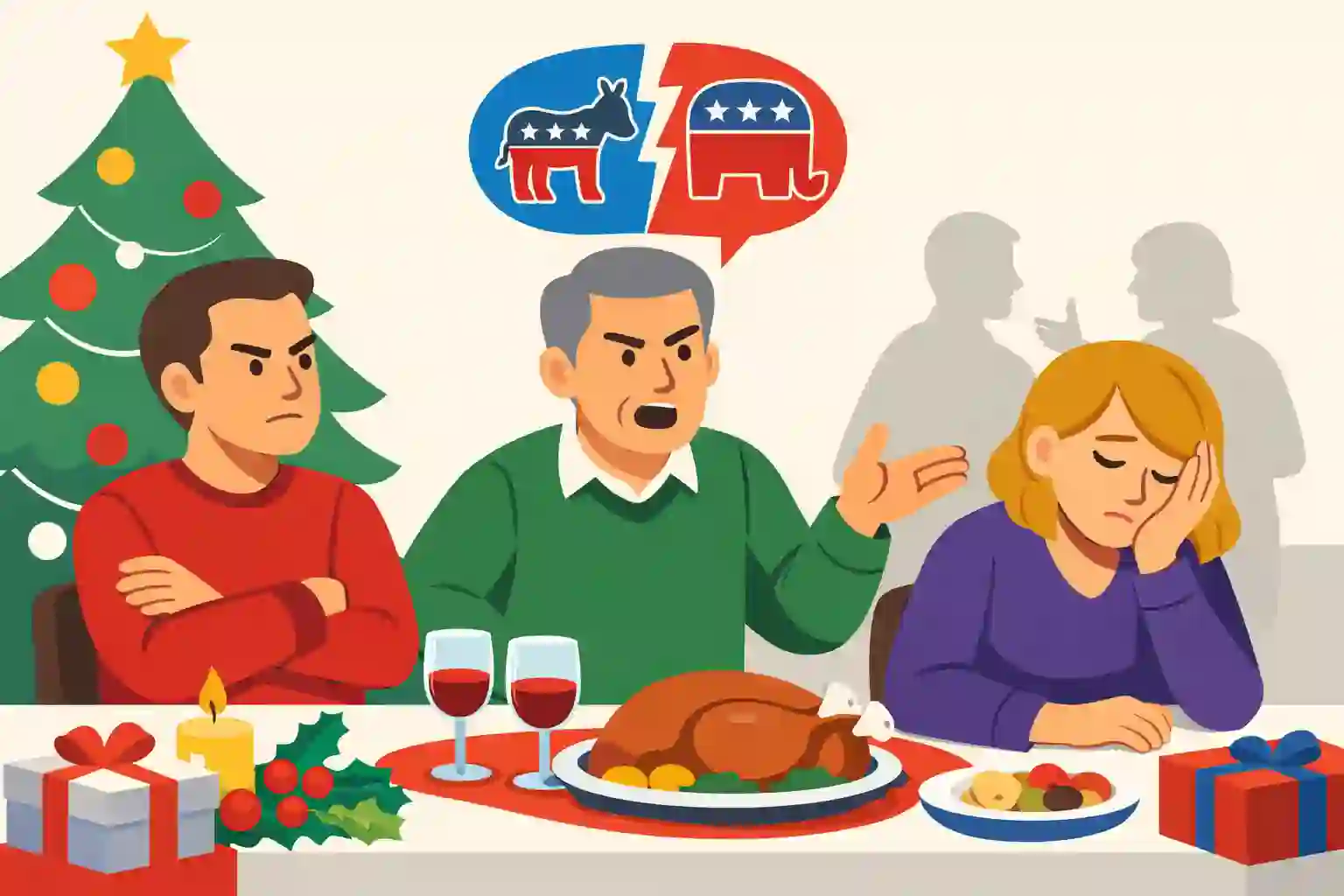 Keeping Politics Out of Your Family Christmas - Relationships - eNotAlone