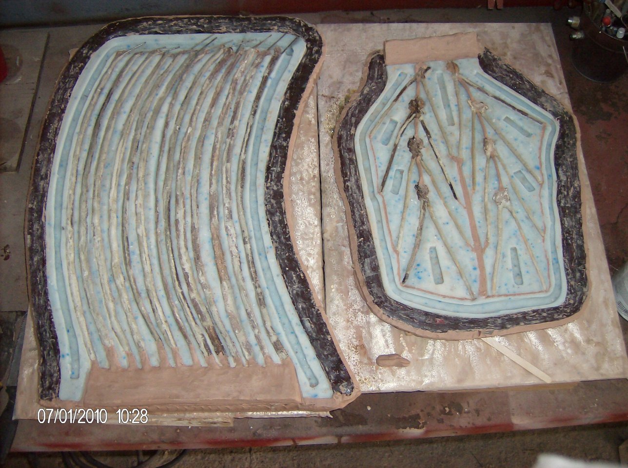 Ribs and Neural Spines ready for B side of mold.. - Member Collections ...