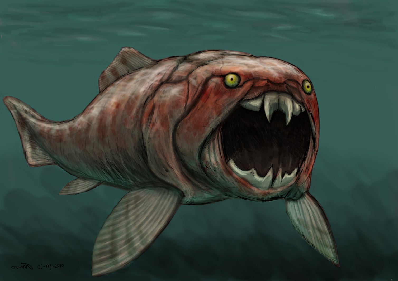 My Paleoart Paintings - Paleo Re-creations - The Fossil Forum