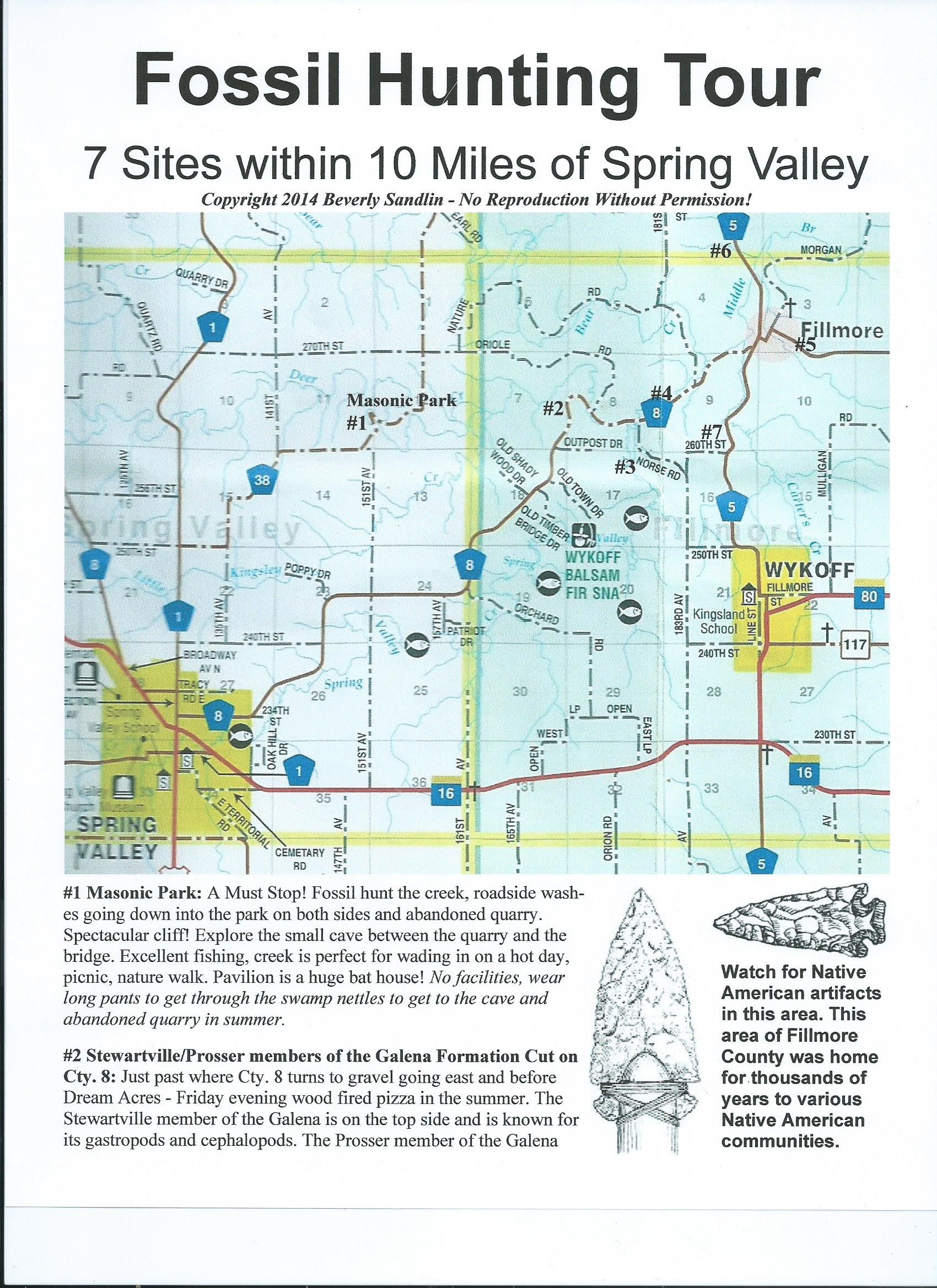 Fossil Hunting Tour Map - Need Advice Please - General Fossil ...