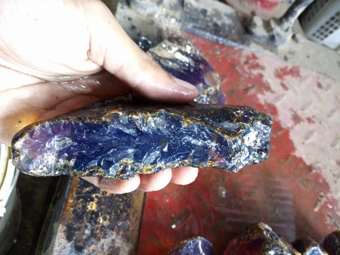 Sumatran Blue Amber - Member Collections - The Fossil Forum