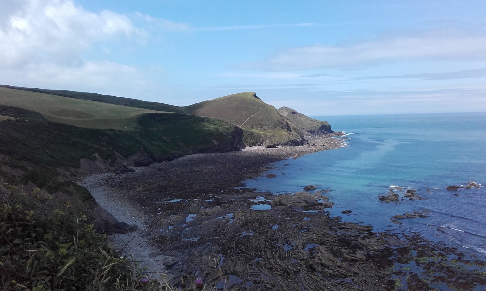 Crackington Formation Cliffs. - Member Collections - The Fossil Forum