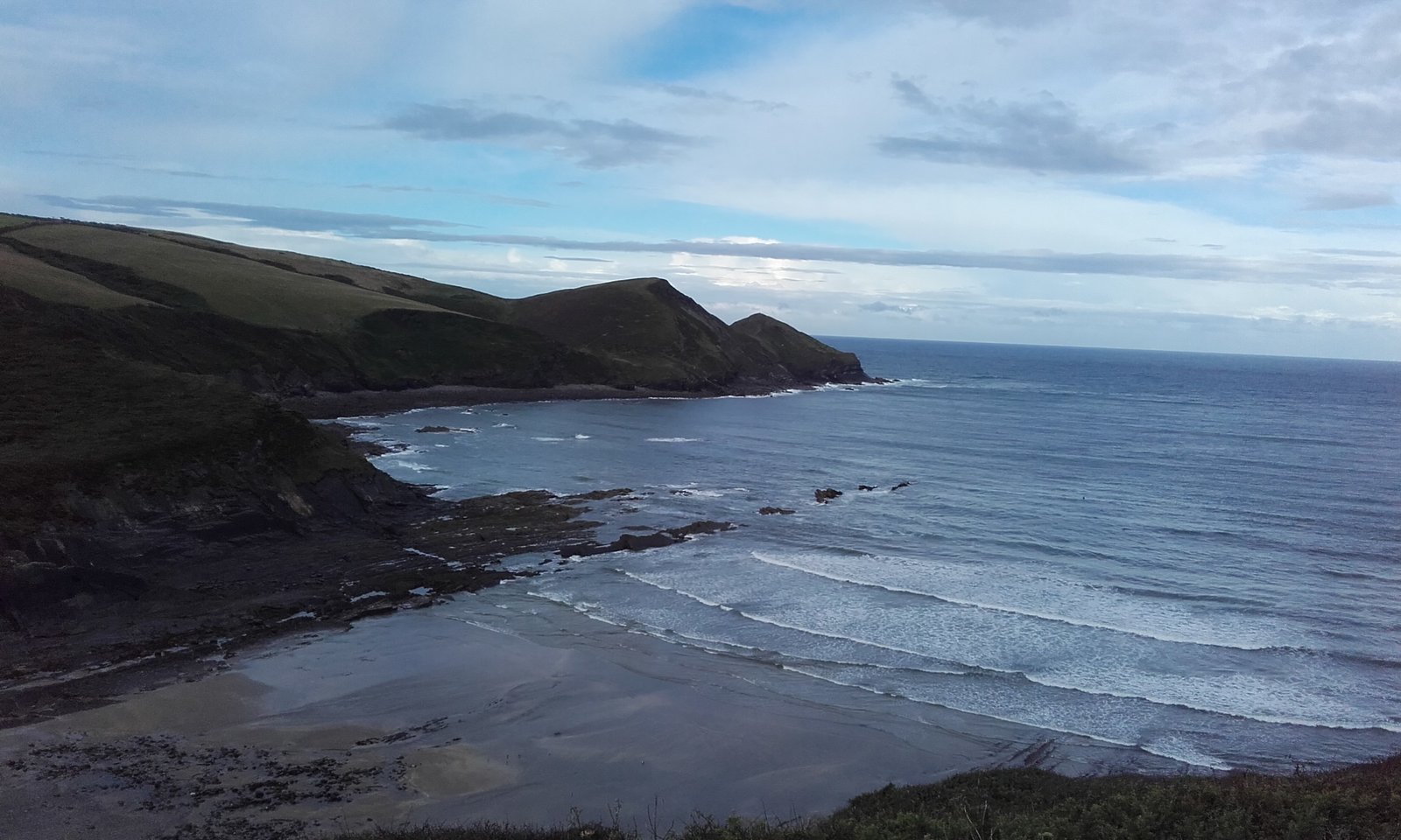 Crackington Formation Cliffs. - Member Collections - The Fossil Forum