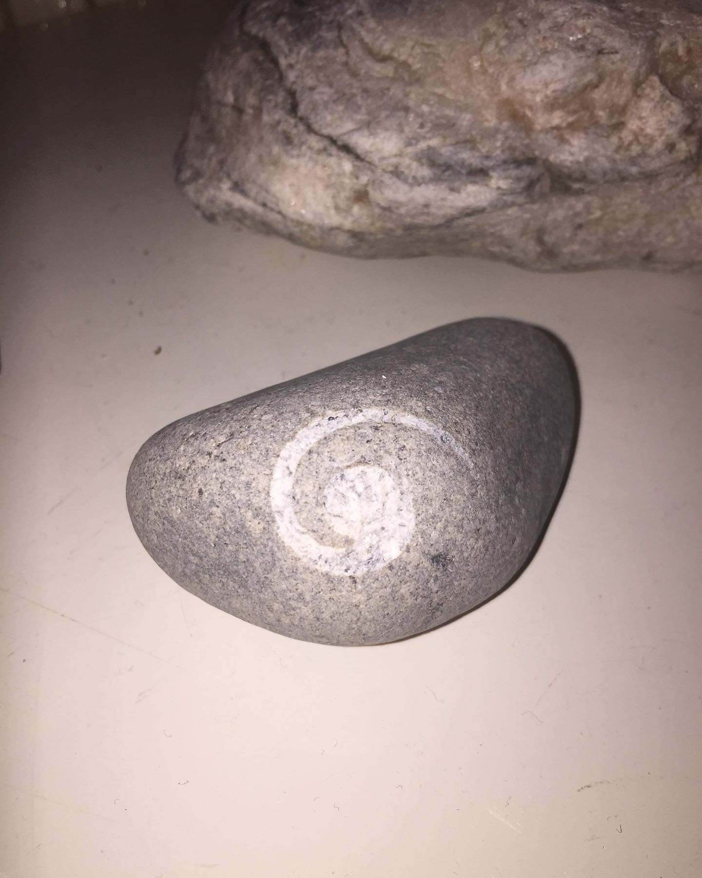 Stone found with crystal swirl - Fossil ID - The Fossil Forum