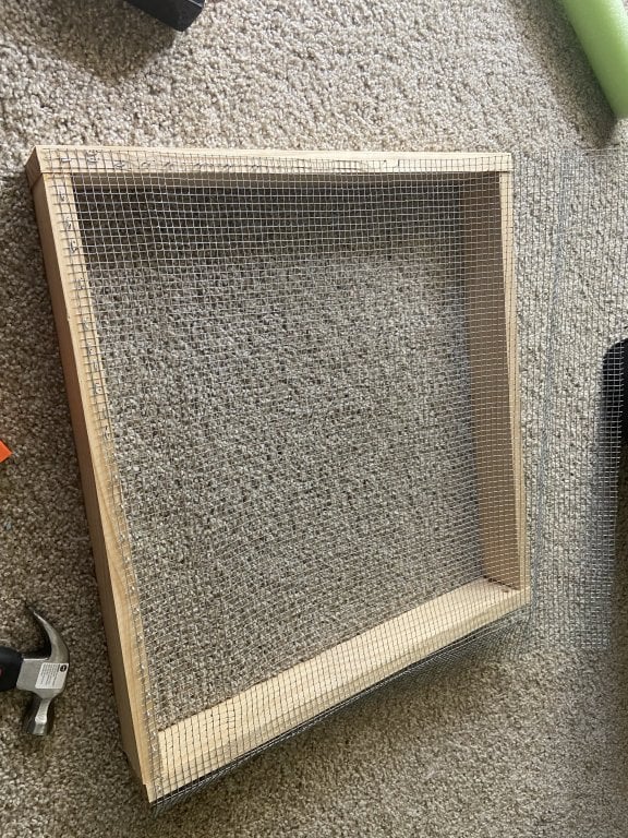 How I made a wooden shark tooth/fossil sifter! - Collecting Gear - The ...