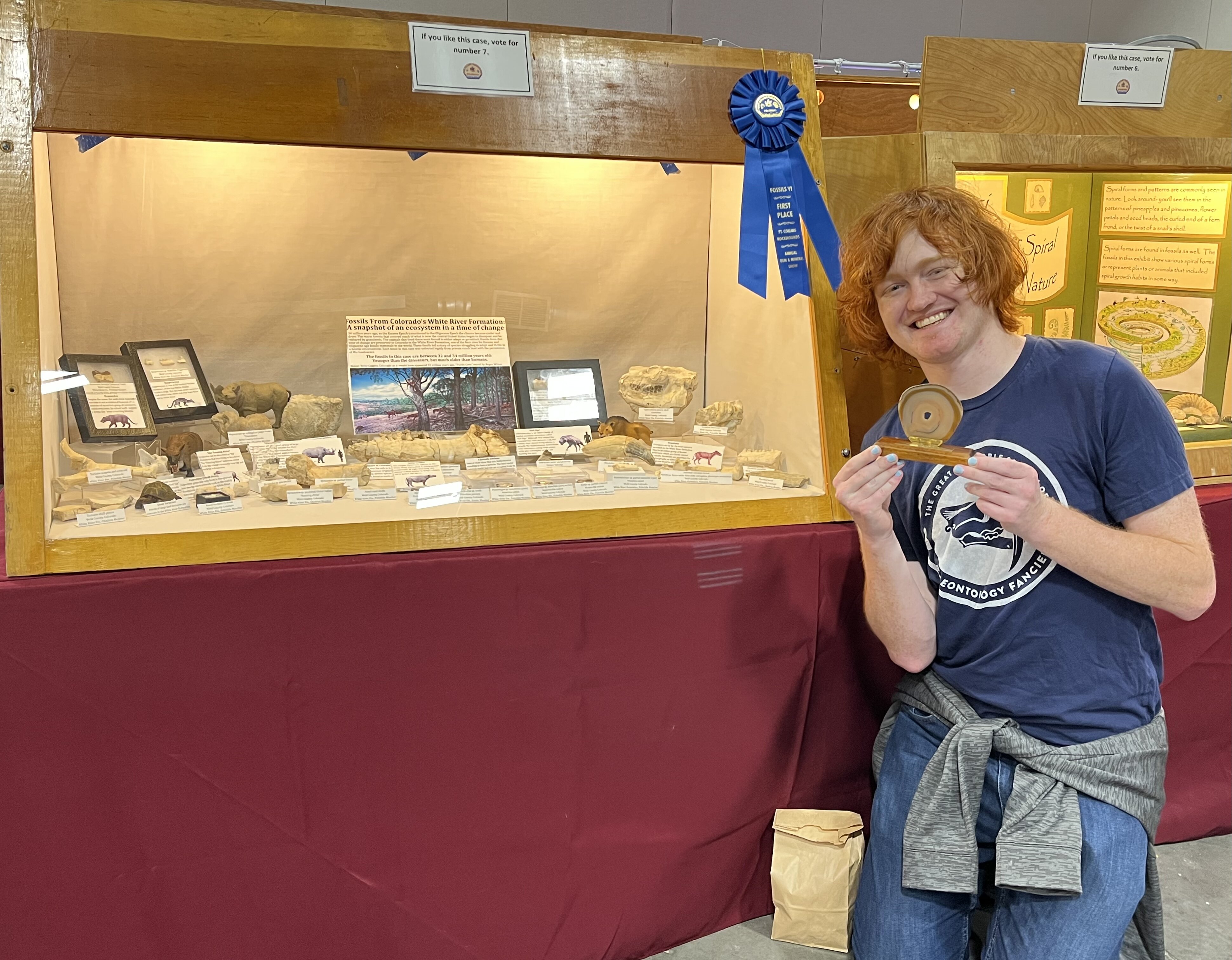 A Fossil Show Victory - My White River Formation displays takes first ...
