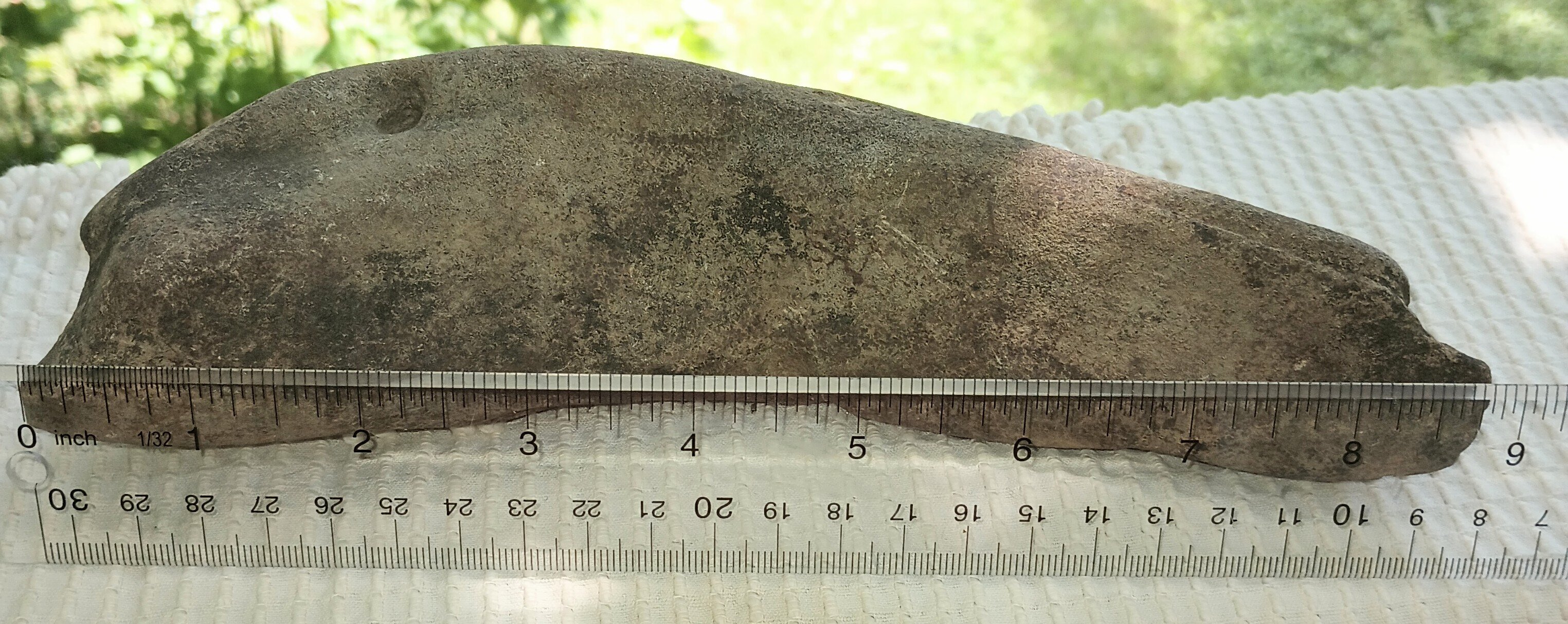 Hope to identify this fossil I found on my property in upper middle ...