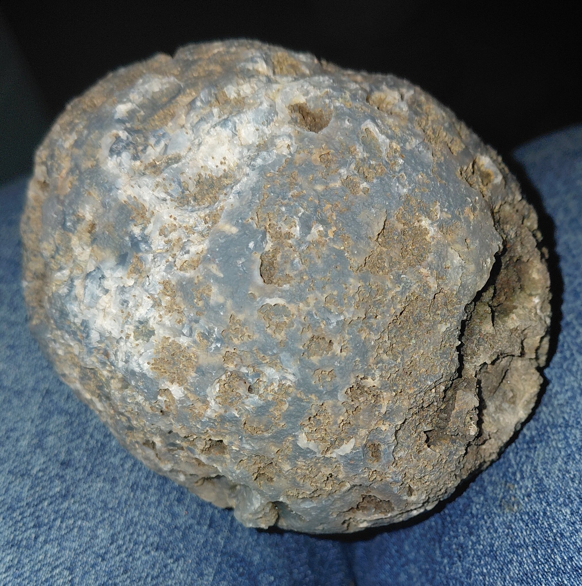 Fossilized Egg, Thunder Egg, Geode...??? - Fossil ID - The Fossil Forum