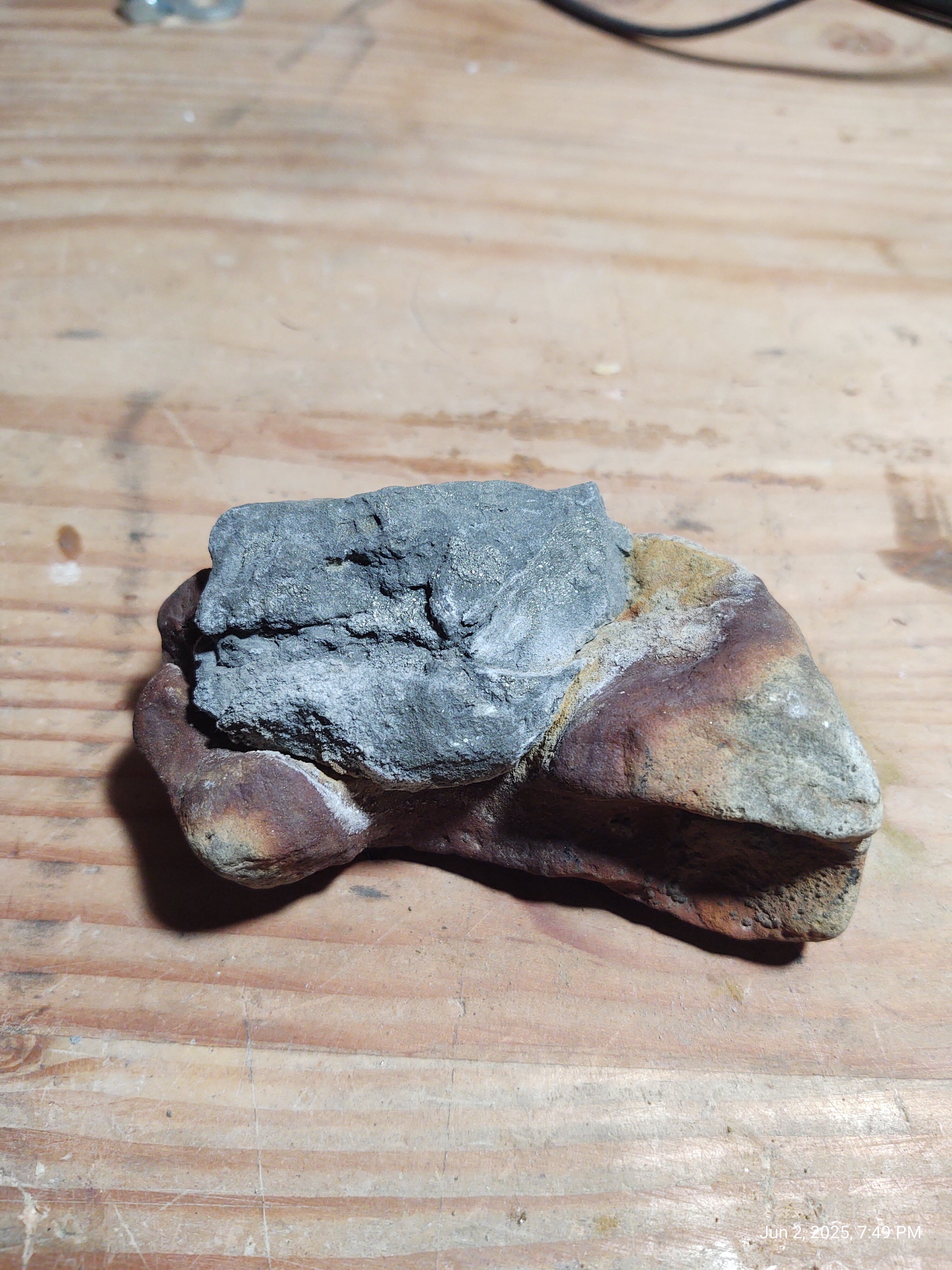 2 different kinds of rock that were stuck together - Rocks & Minerals ...