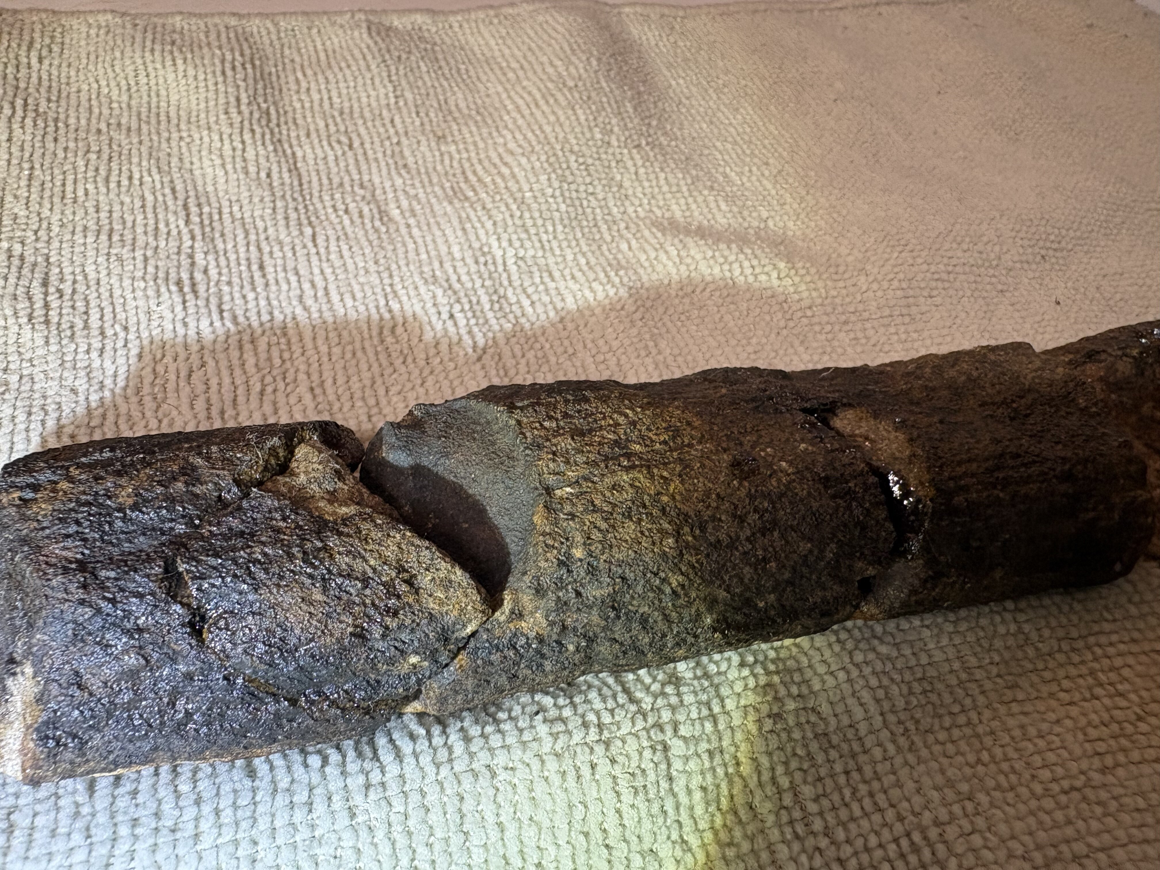 Please help me identify this cylindrical object embedded in a large ...