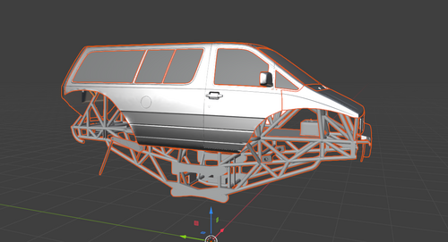 CRD BOOGEY VAN - Archived Custom - Beam-Monsters