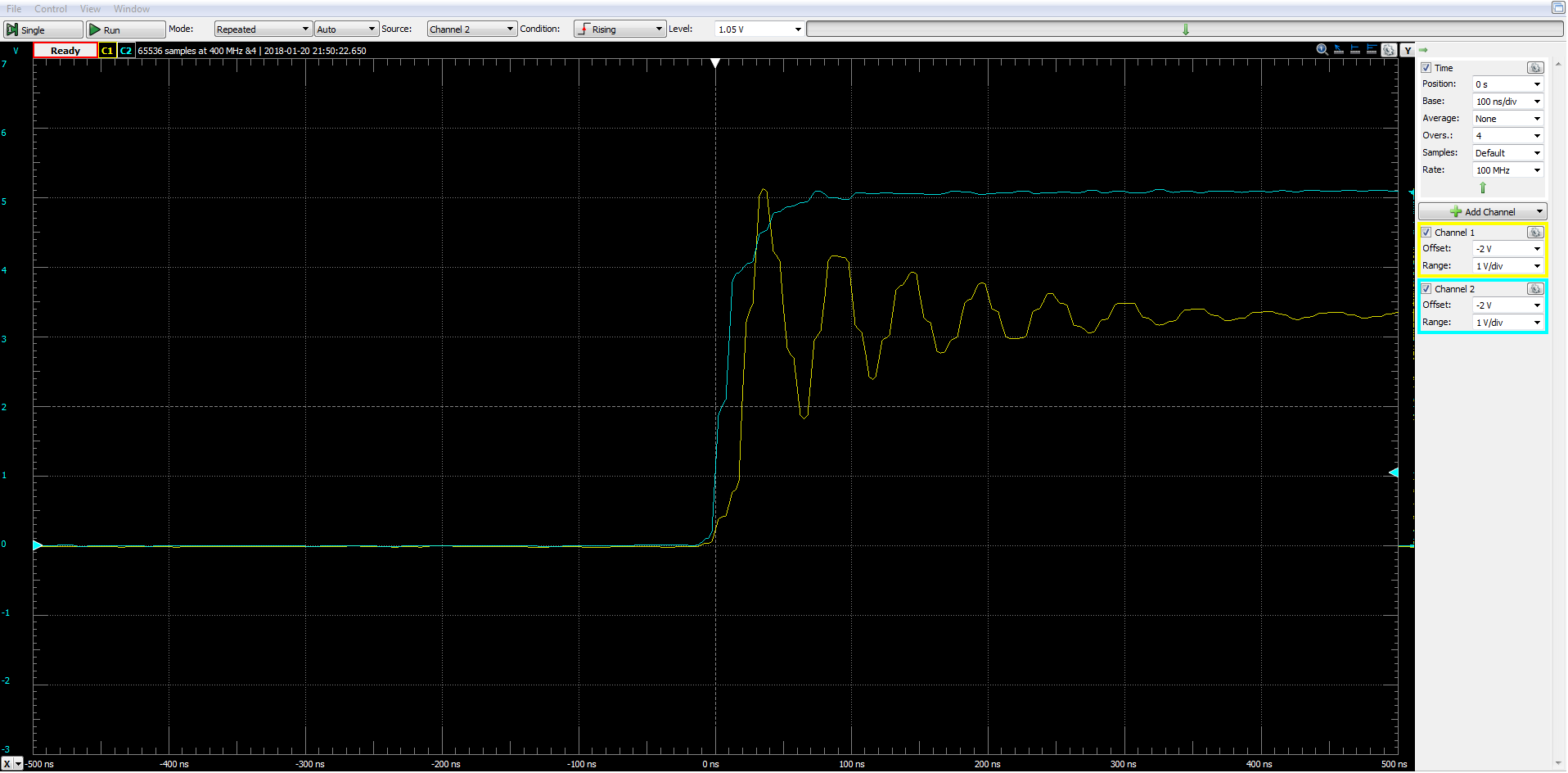 Waveforms 3.7.5 and oversampling - Test and Measurement - Digilent Forum