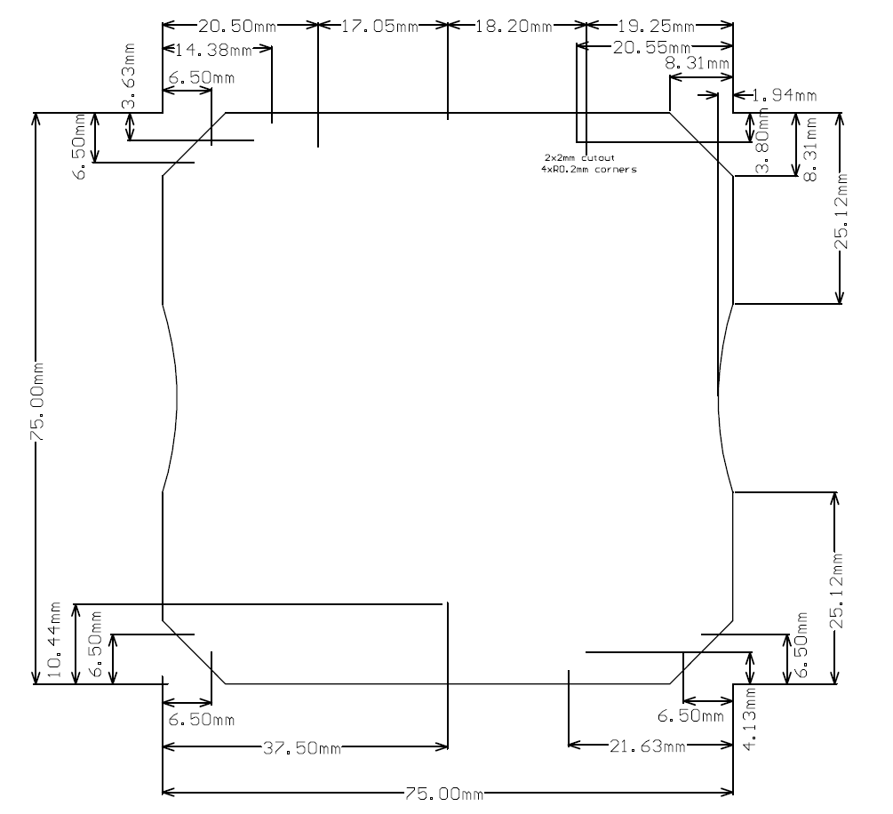 Mechanical drawing of Analog Discovery 2 - Test and Measurement ...