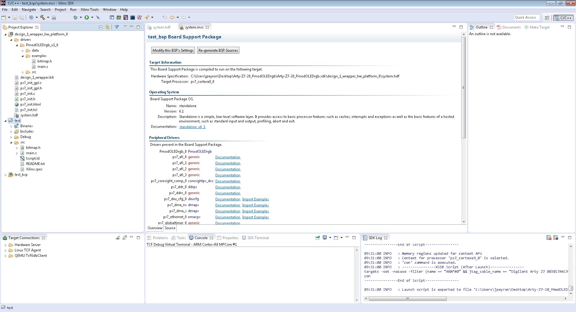 Pmod OLEDrgb problem - Add-on Boards - Digilent Forum