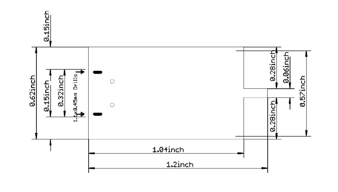 "JTAG-HS3™ Programming Cable for Xilinx® FPGAs" Physical dimension ...