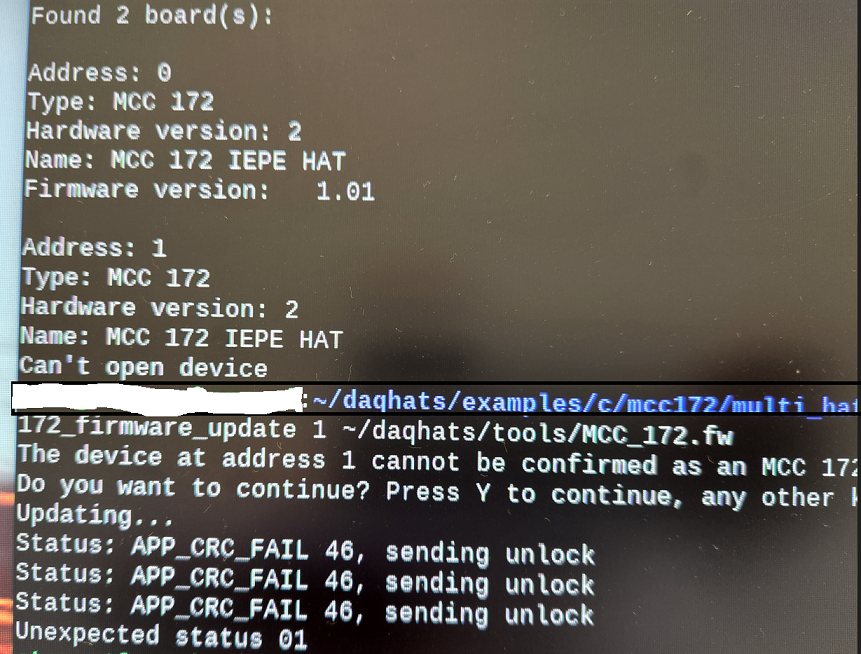 MCC 172 daqhat device open problem - Data Acquisition (DAQ) & Data ...
