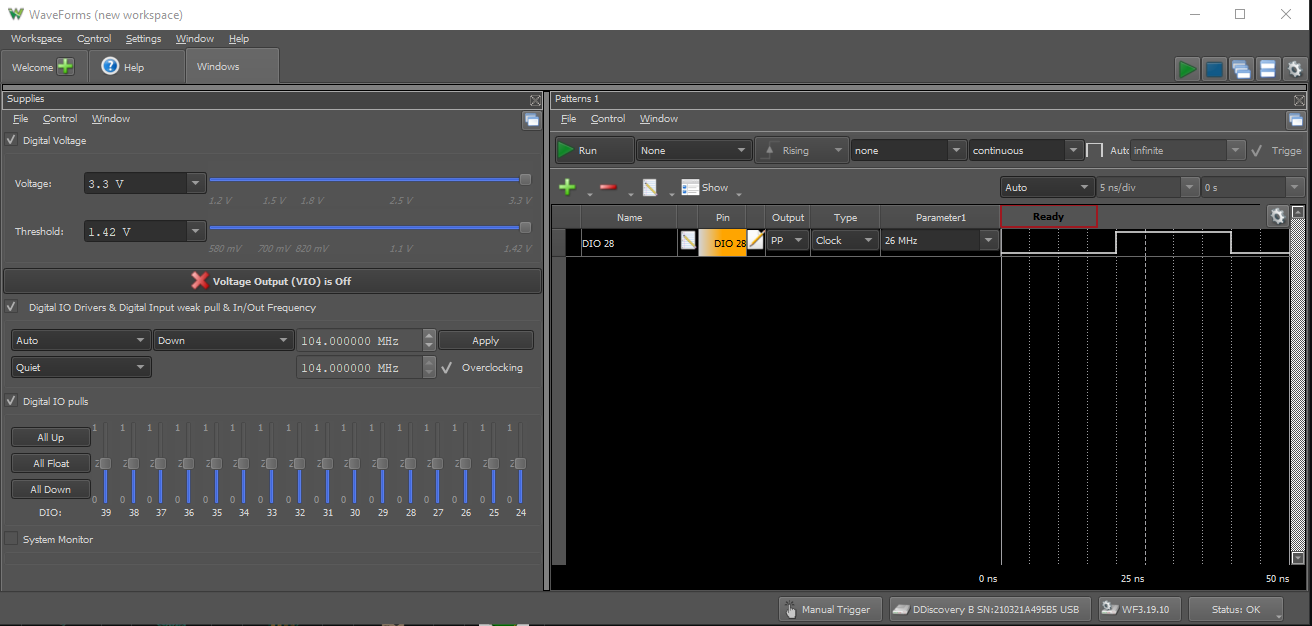 How to use External clock in Digital Discovery pattern generator ...