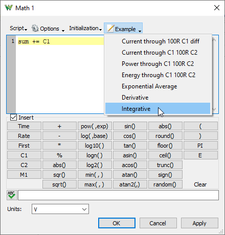 How to integrate a scope channel? - Test and Measurement - Digilent Forum