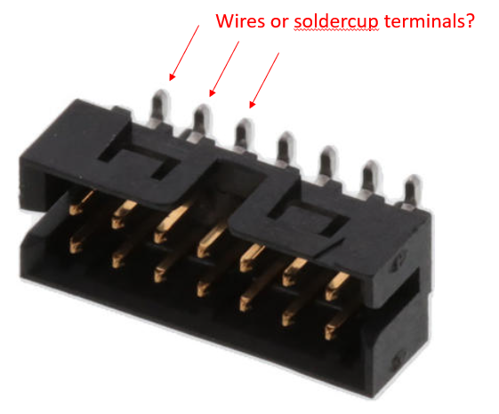 2x7 male connector with wire leads to mate with JTAG-HS3 - Suggestions ...