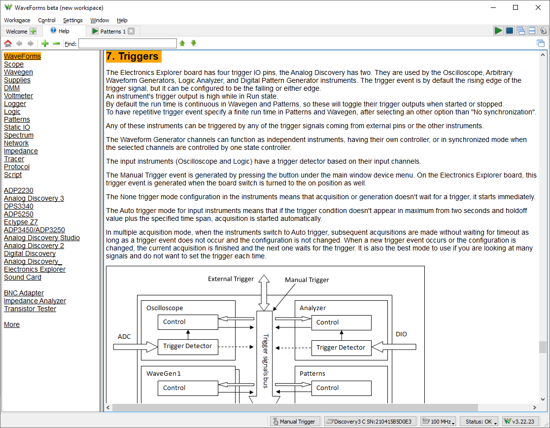 controlling digital pins on AD2 with waveforms script editor - Test and ...