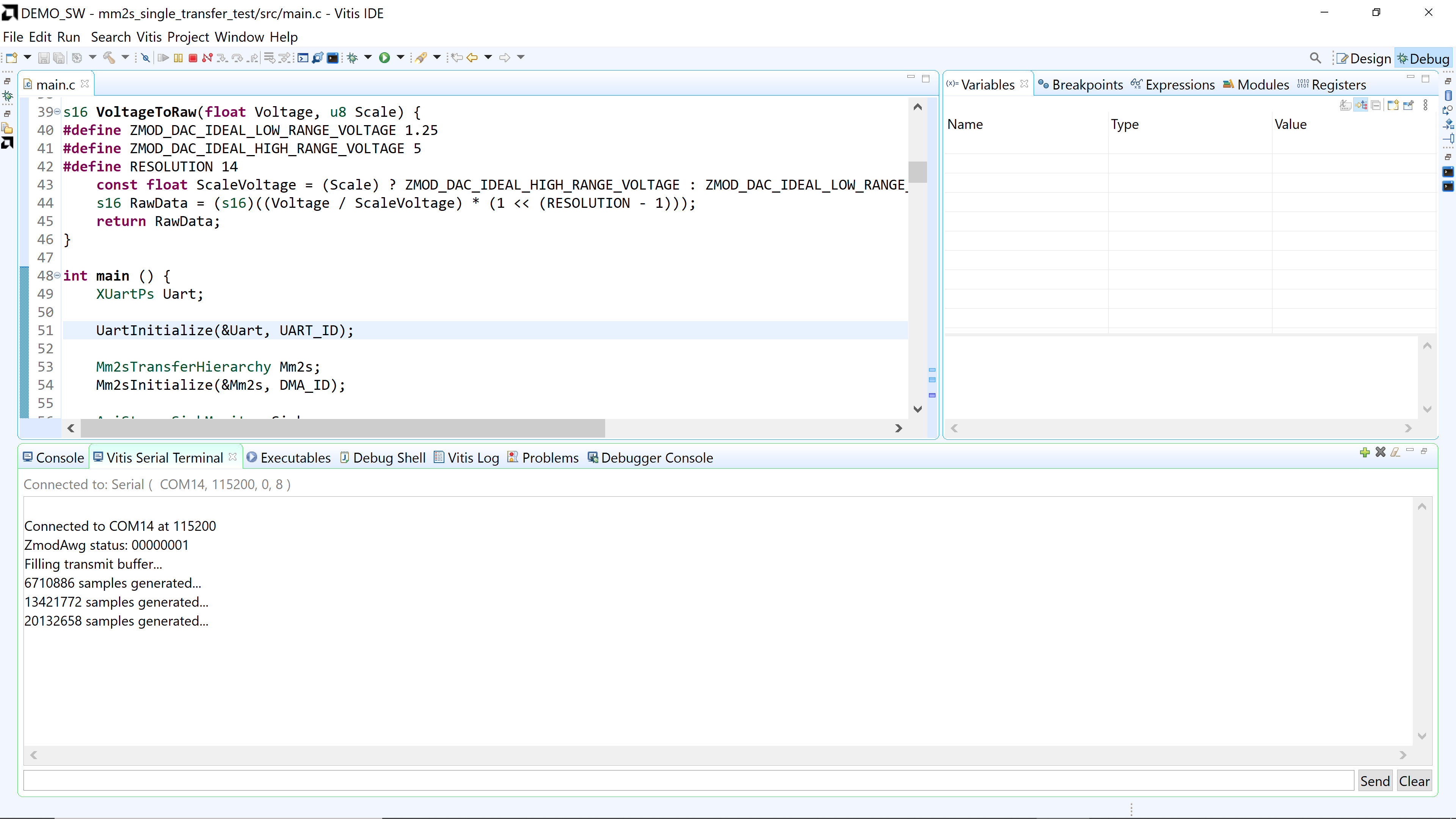 Zmod Demonstration Programs, "Using DDR Buffers with the Eclypse Z7 ...