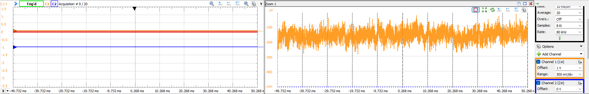 Analog Discovery 3 Scope Noise Level Vs. Channel Offset - Test and ...