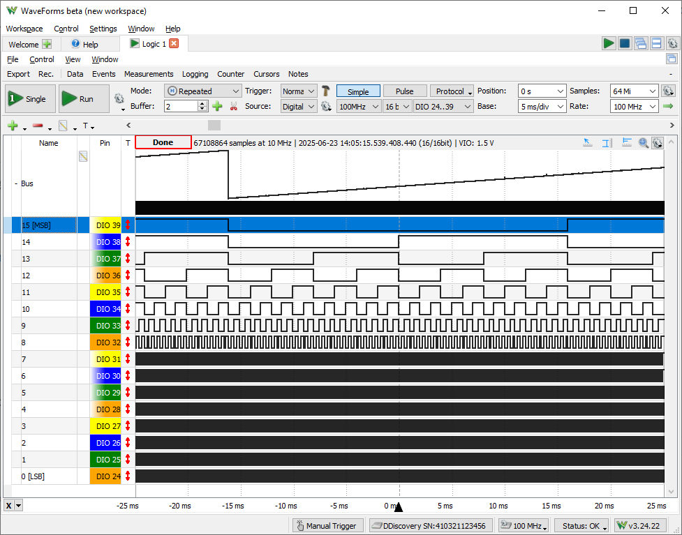 AD3 feed FiFo buffer for digital pins - Test and Measurement - Digilent ...