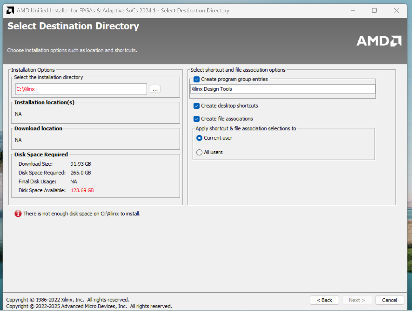 External SSD or HDD for Vivado and Vitis (Xilinx Unified Installer ...