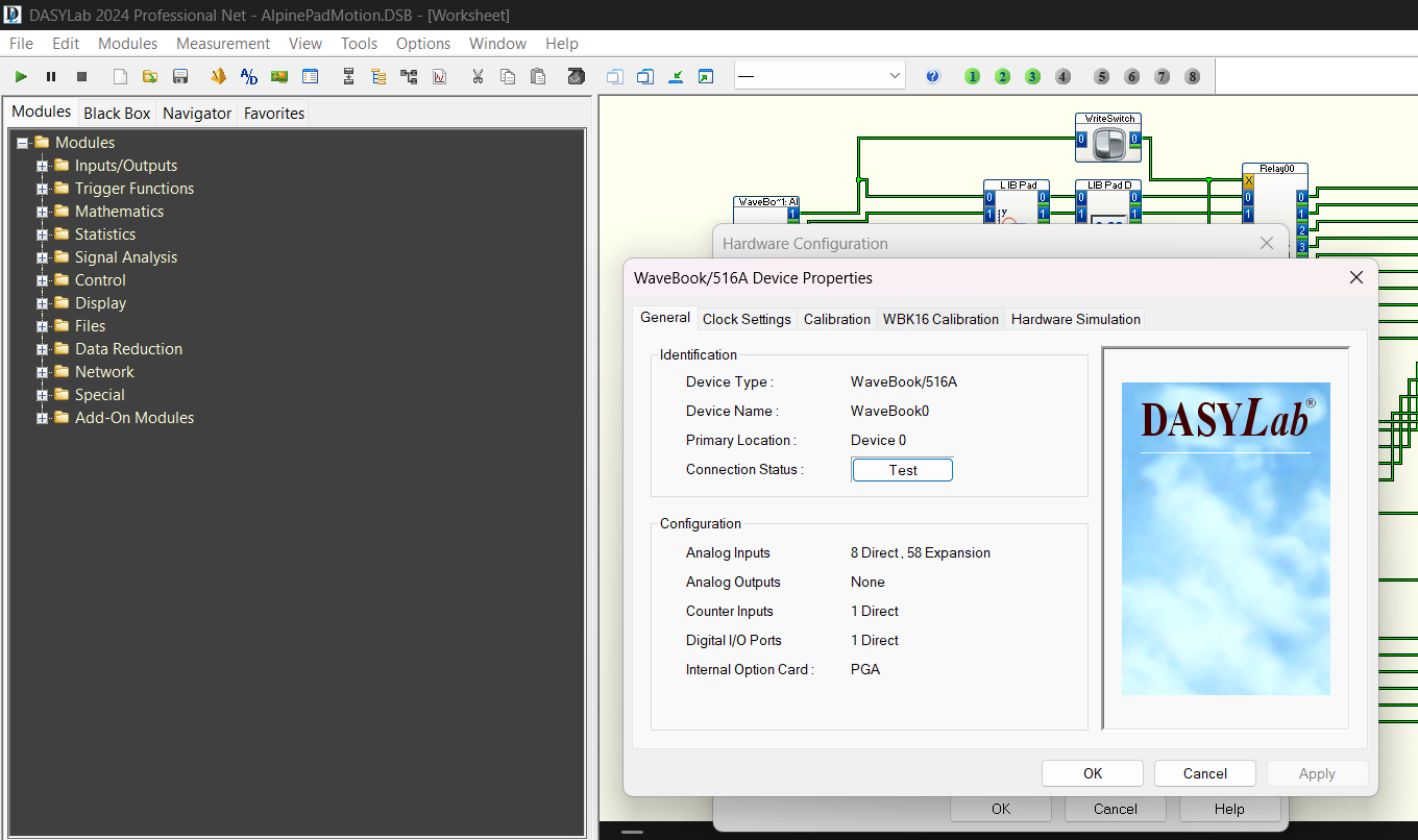 DAsylab 2024 with IOtec DAQ cannot select external trigger for clock ...