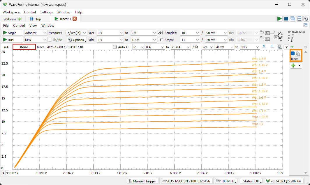 ADS Max Curve Tracer - Test and Measurement - Digilent Forum