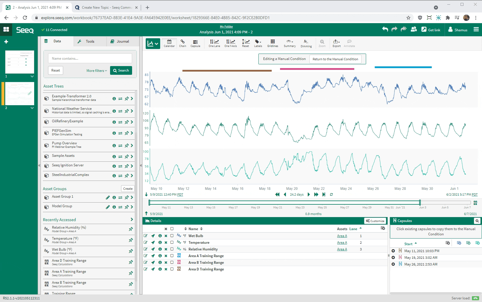Creating Asset Specific Training Ranges for Predictions - General Seeq ...