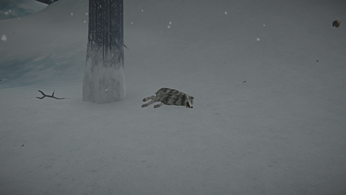 Blackrock's glitchy wolf is back! - Survival Mode - Hinterland Forums