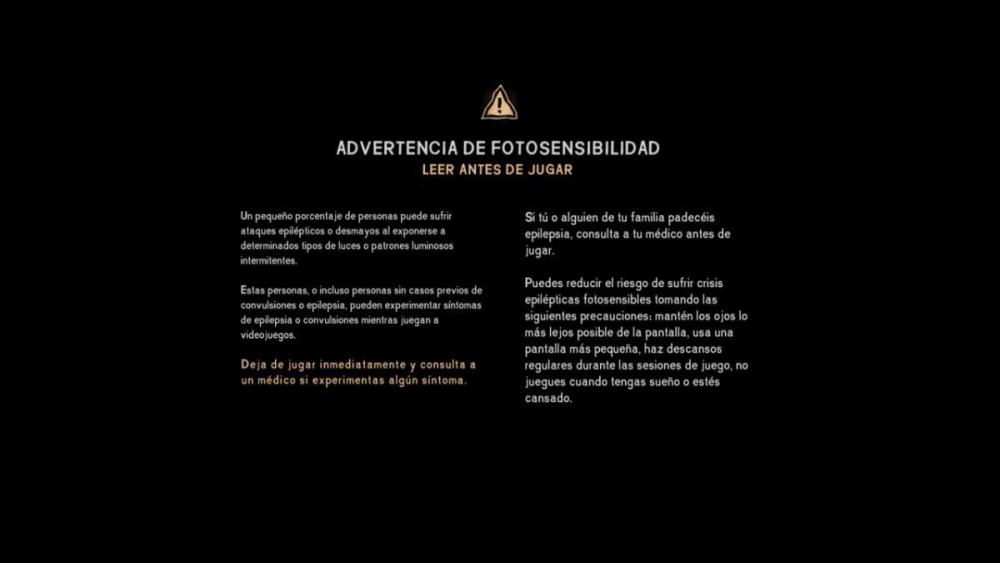 I can't believe this unskipabble photosensitivity warning screen adds a ...