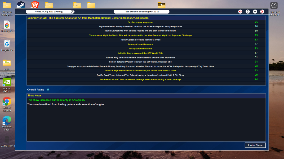 The SWF Thread - Page 7 - Total Extreme Wrestling IX General ...
