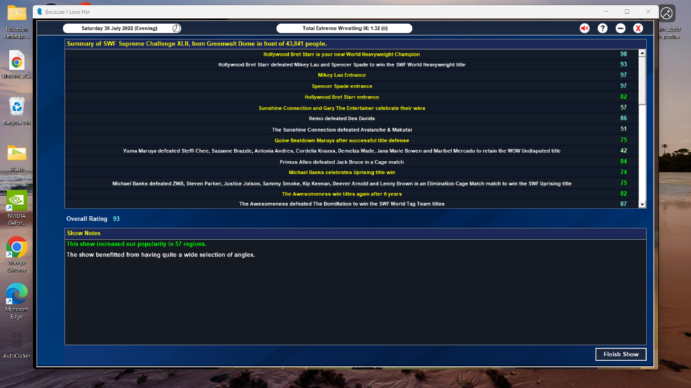 The SWF Thread - Page 8 - Total Extreme Wrestling IX General ...