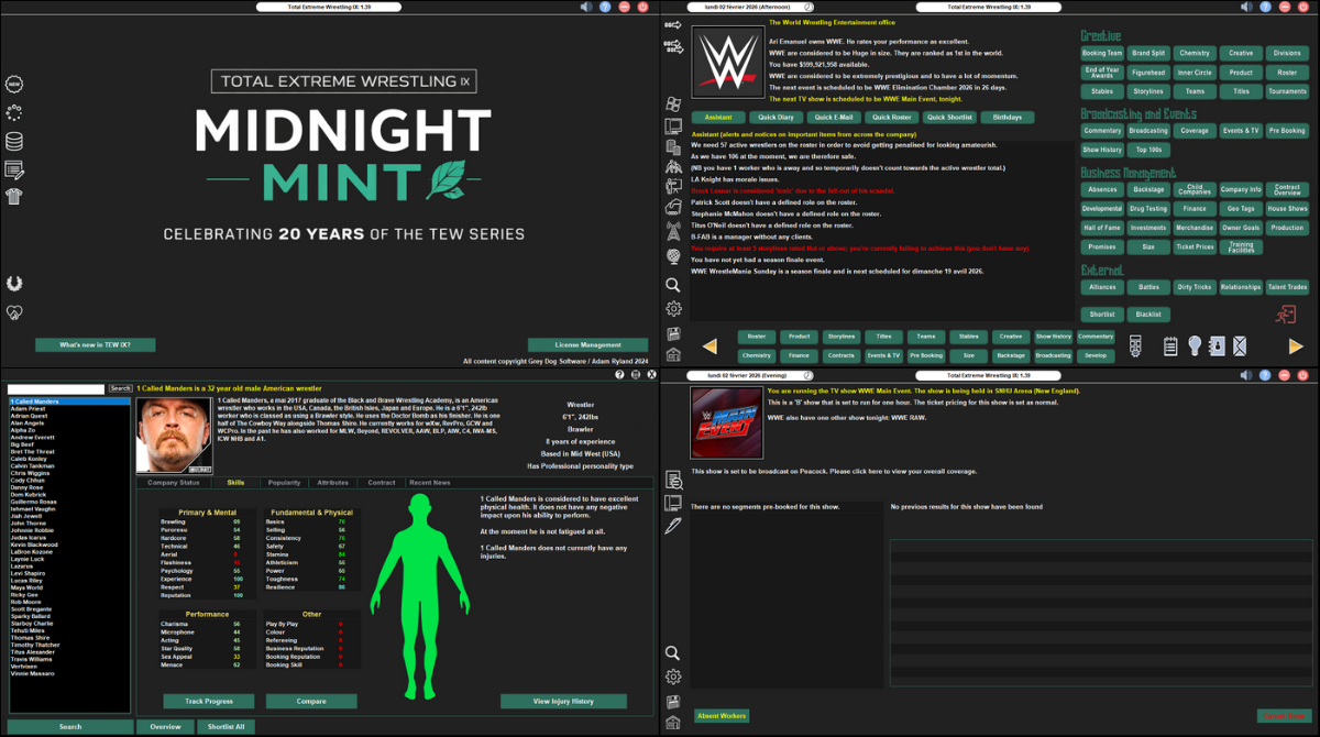 [RELEASE] Midnight Mint Skin - Total Extreme Wrestling IX Graphics ...