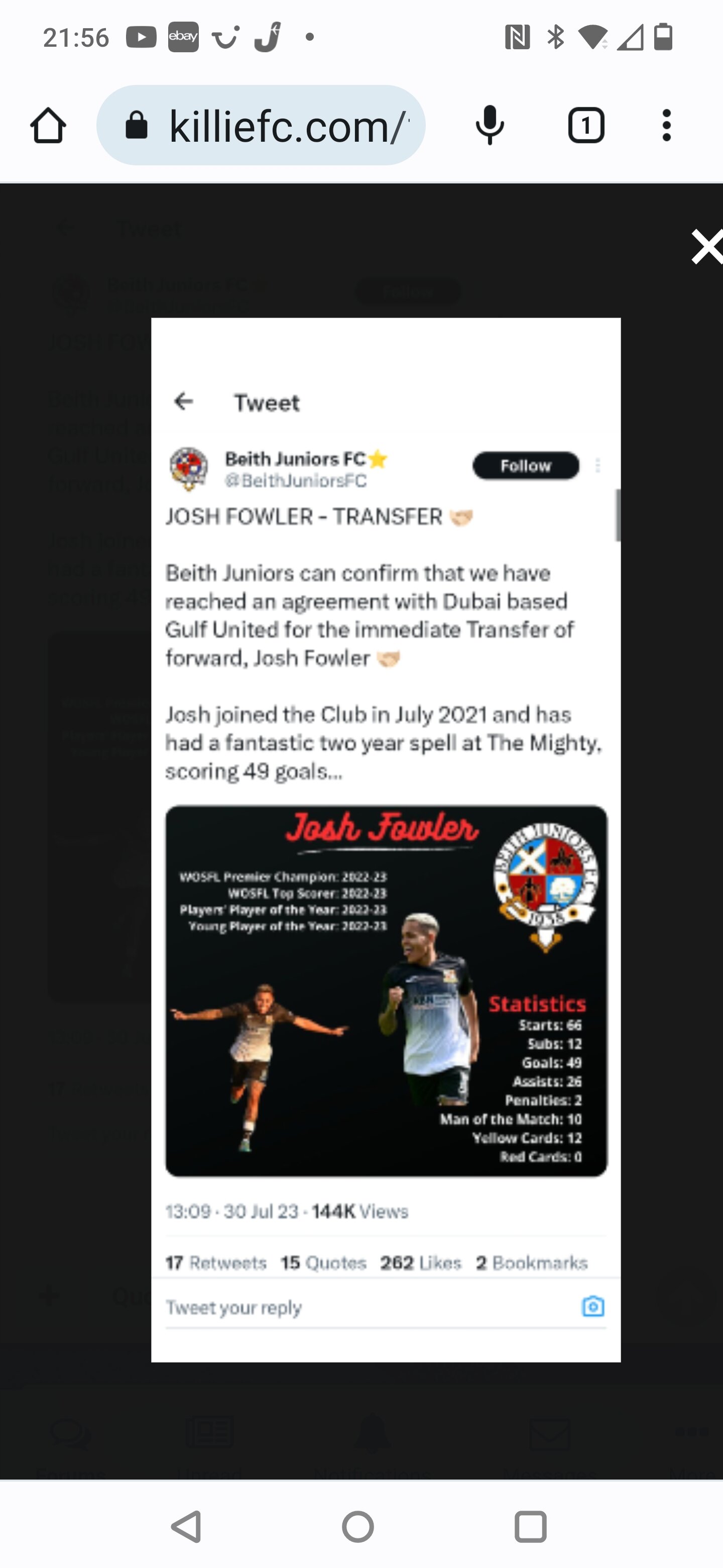 Transfer ins & outs - West of Scotland Football League - Pie & Bovril
