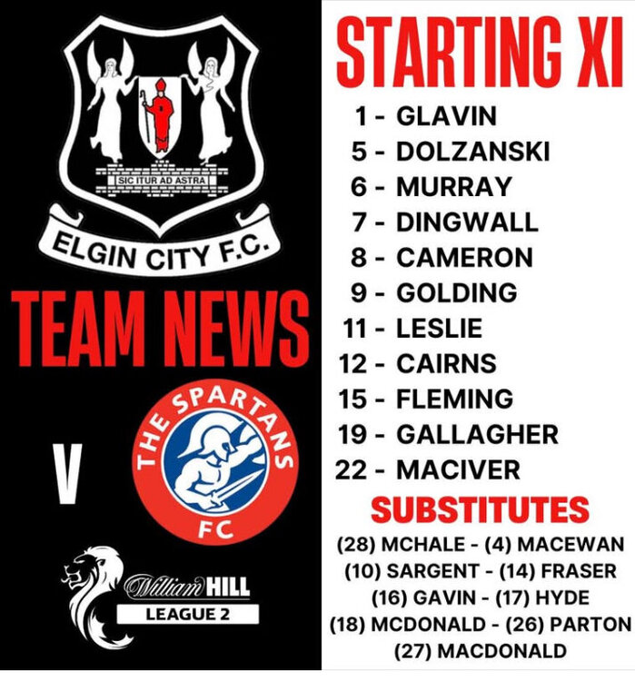 Elgin v Spartans - Scottish League 2 General Chatter - Pie & Bovril